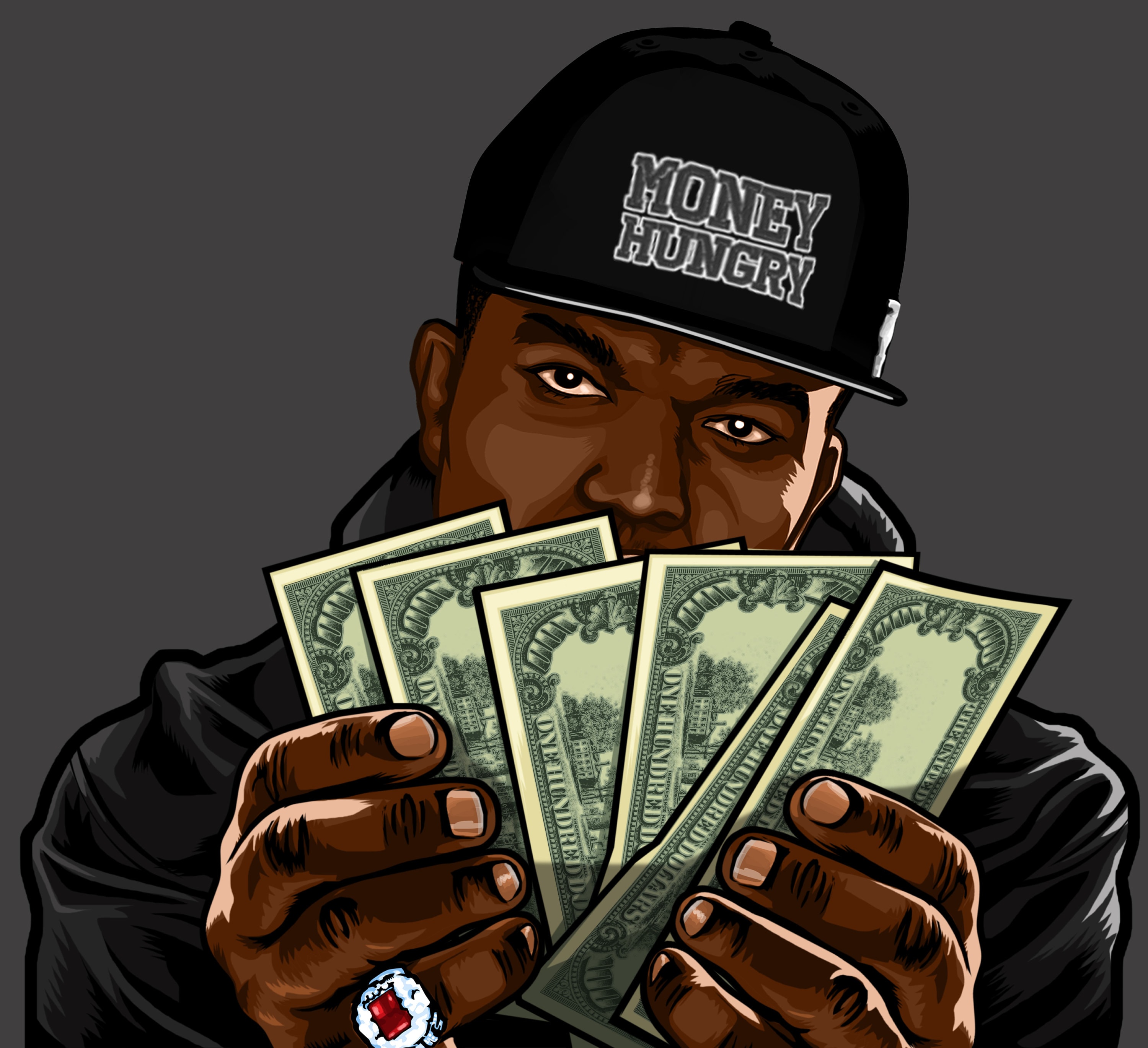 GET THE MONEY Paper Chaser, Png & Jpg , Hustler, Money Hungry, Boss ...