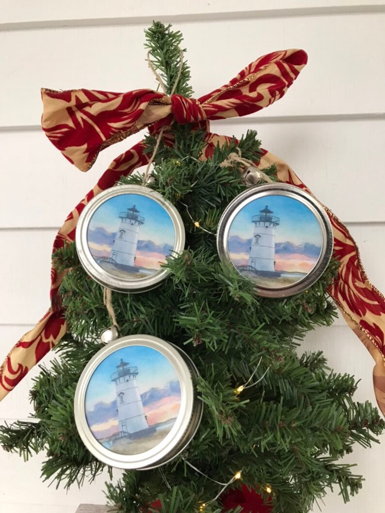Edgartown Lighthouse Ornament - Etsy