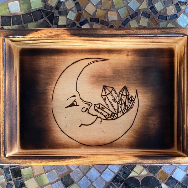 Crystal Serving Tray - Etsy