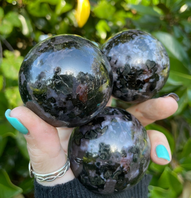 Merlinite, Merlinite Sphere, Indigo Gabbro, Qty. 1 - Etsy