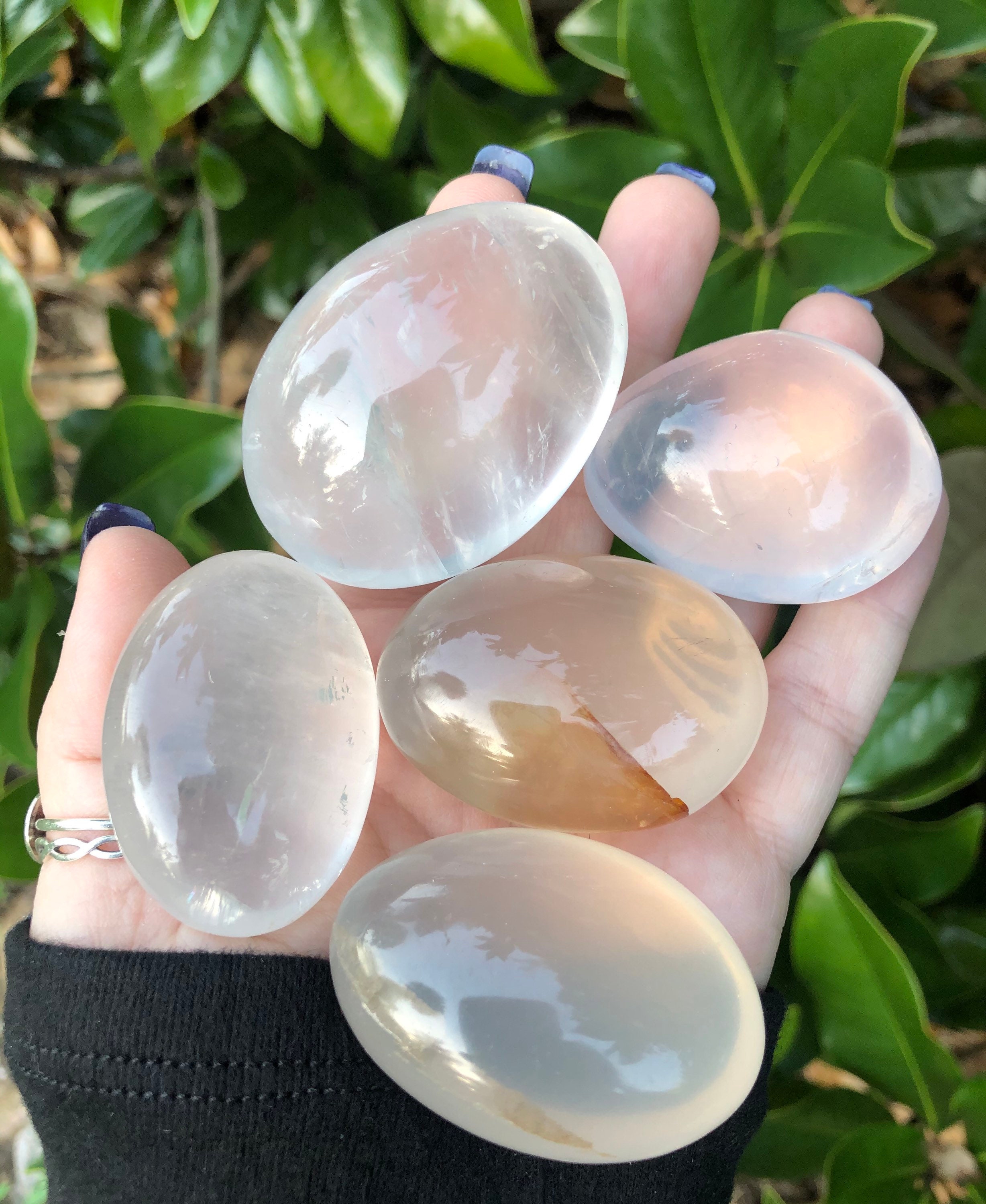 Girasol Quartz Girasol Palm Stone - Etsy
