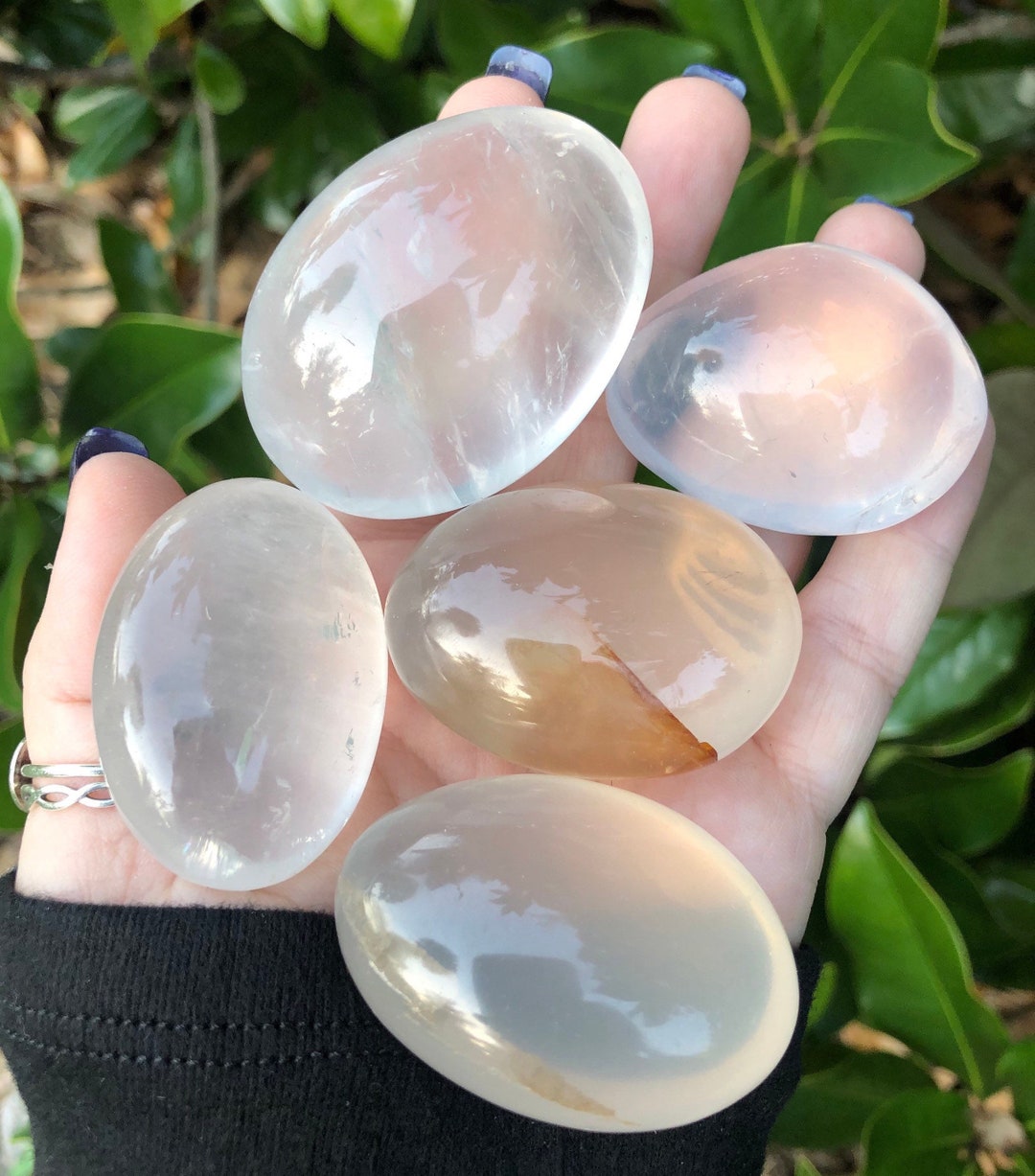 Girasol Quartz, Girasol Palm Stone - Etsy