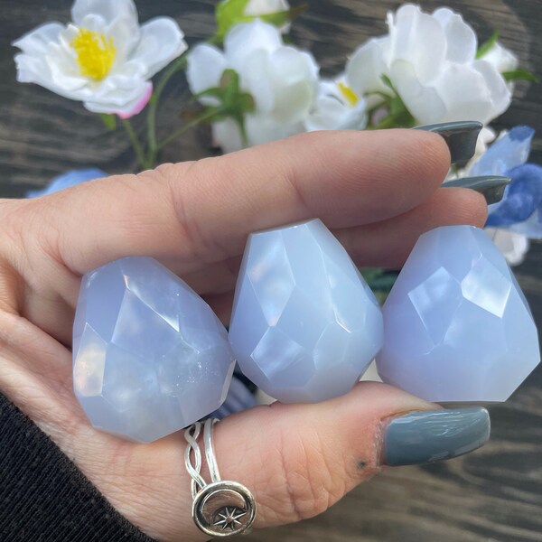 Blue Chalcedony - Etsy