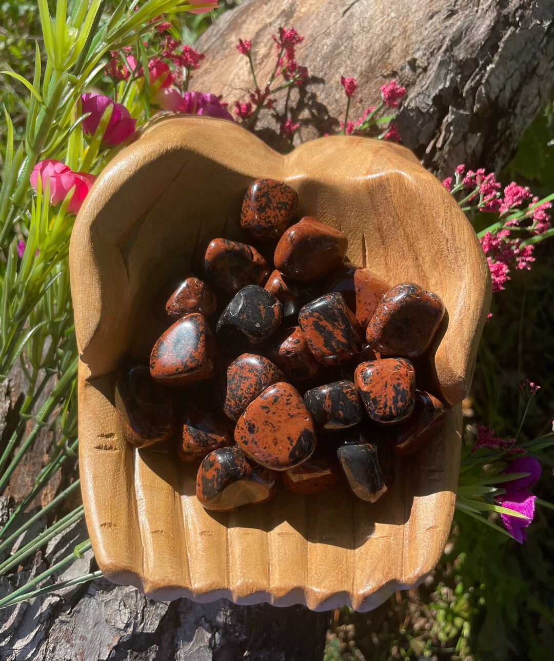 Mahogany Obsidian, Mahogany Obsidian Tumble, Qty. 1 - Etsy