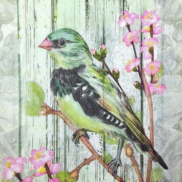 Green Bird - Etsy