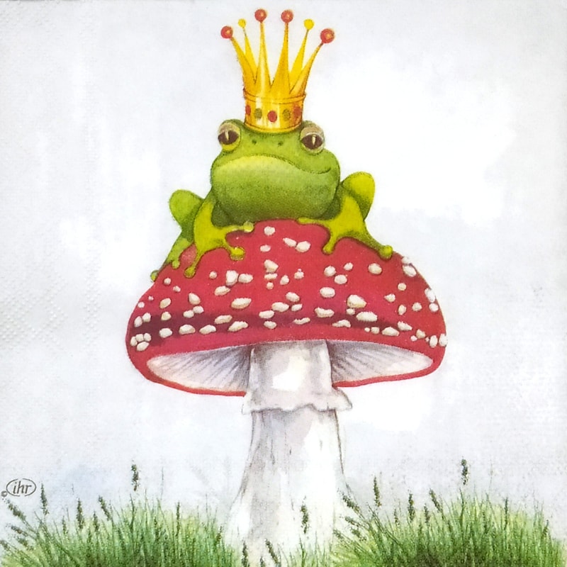Frog With Crown - Etsy