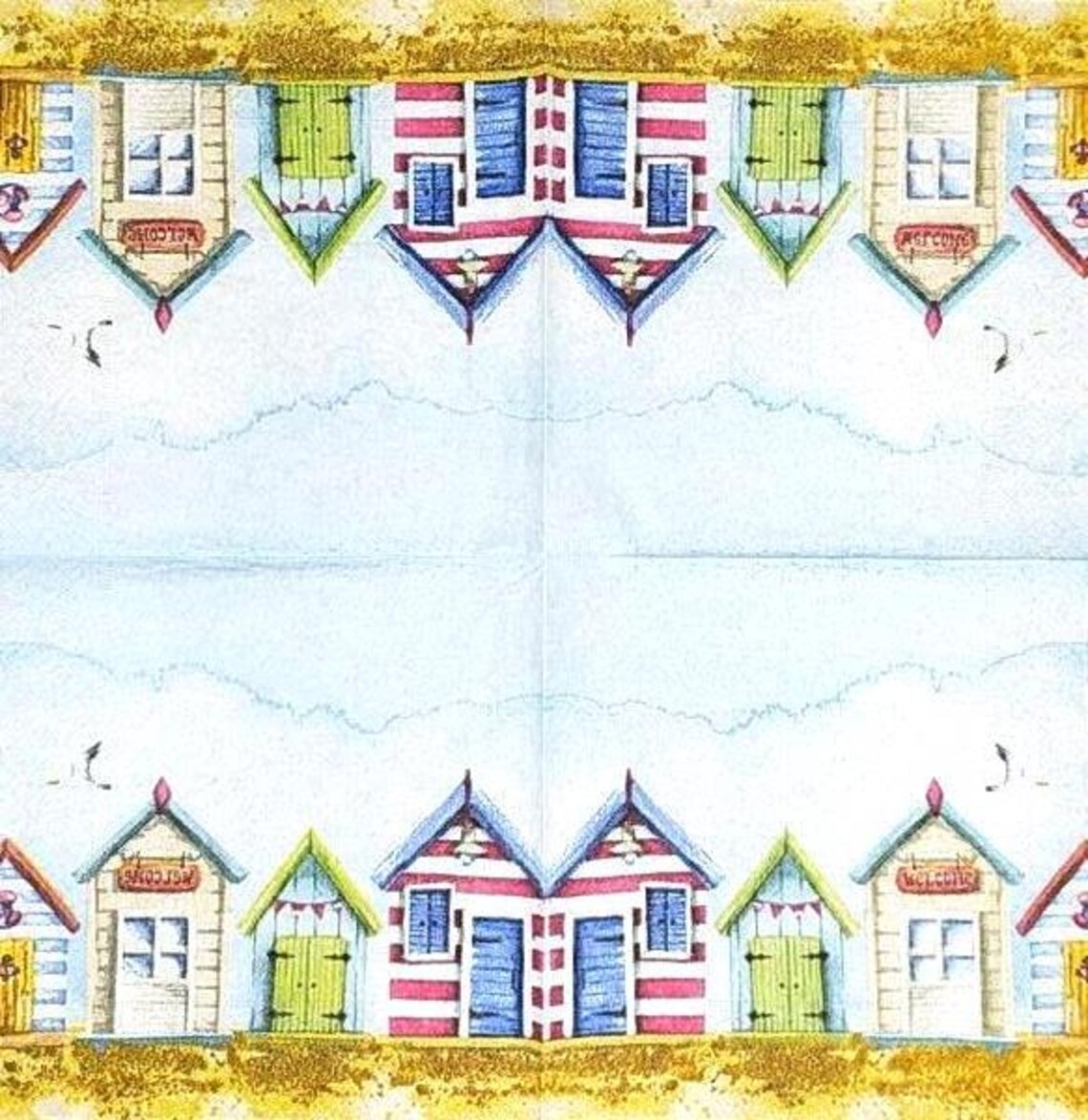 T757# 3 Pieces of Single Paper Napkins for Decoupage, Craft Tissue ...