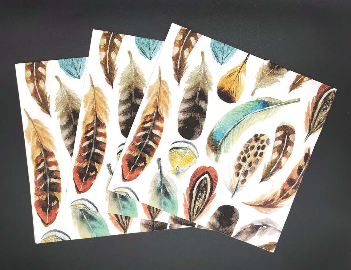 S313# 3 Pieces of SMALL Single Paper Napkins for Decoupage, Craft ...