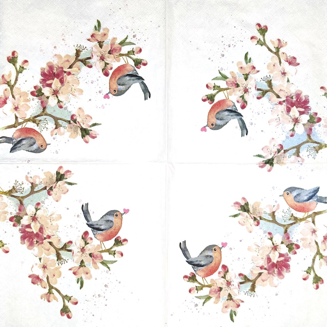 T557# 3 Pieces of Single Paper Napkins for Decoupage, Craft Tissue ...