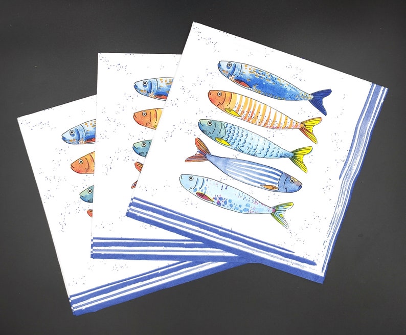 R961# 3 Pieces of Single Paper Napkins for Decoupage, Craft Tissue ...