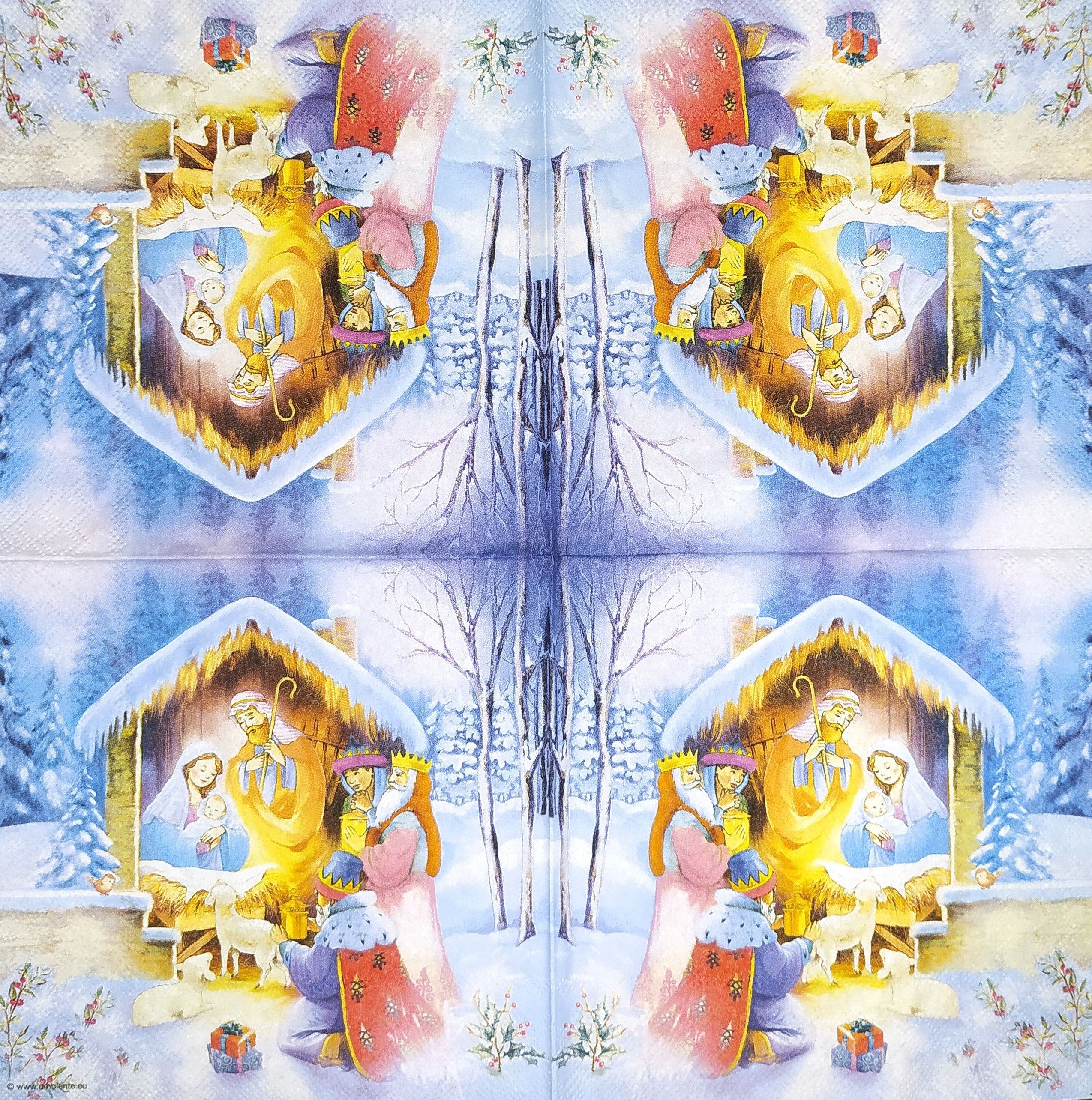 P381# 3 Pieces of Single Paper Napkins for Decoupage, Craft Tissue ...