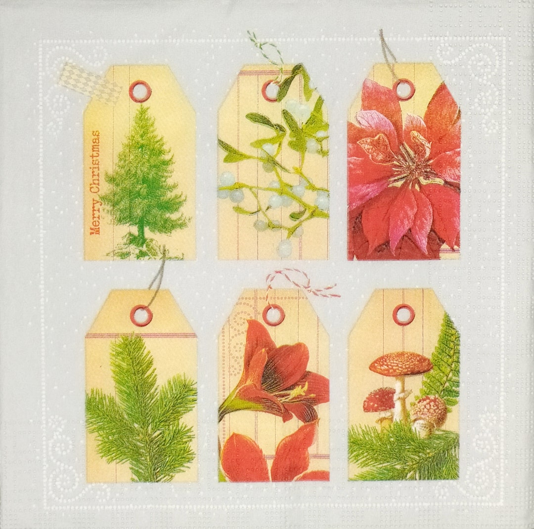 P302# 3 Pieces of Single Paper Napkins for Decoupage, Craft Tissue ...