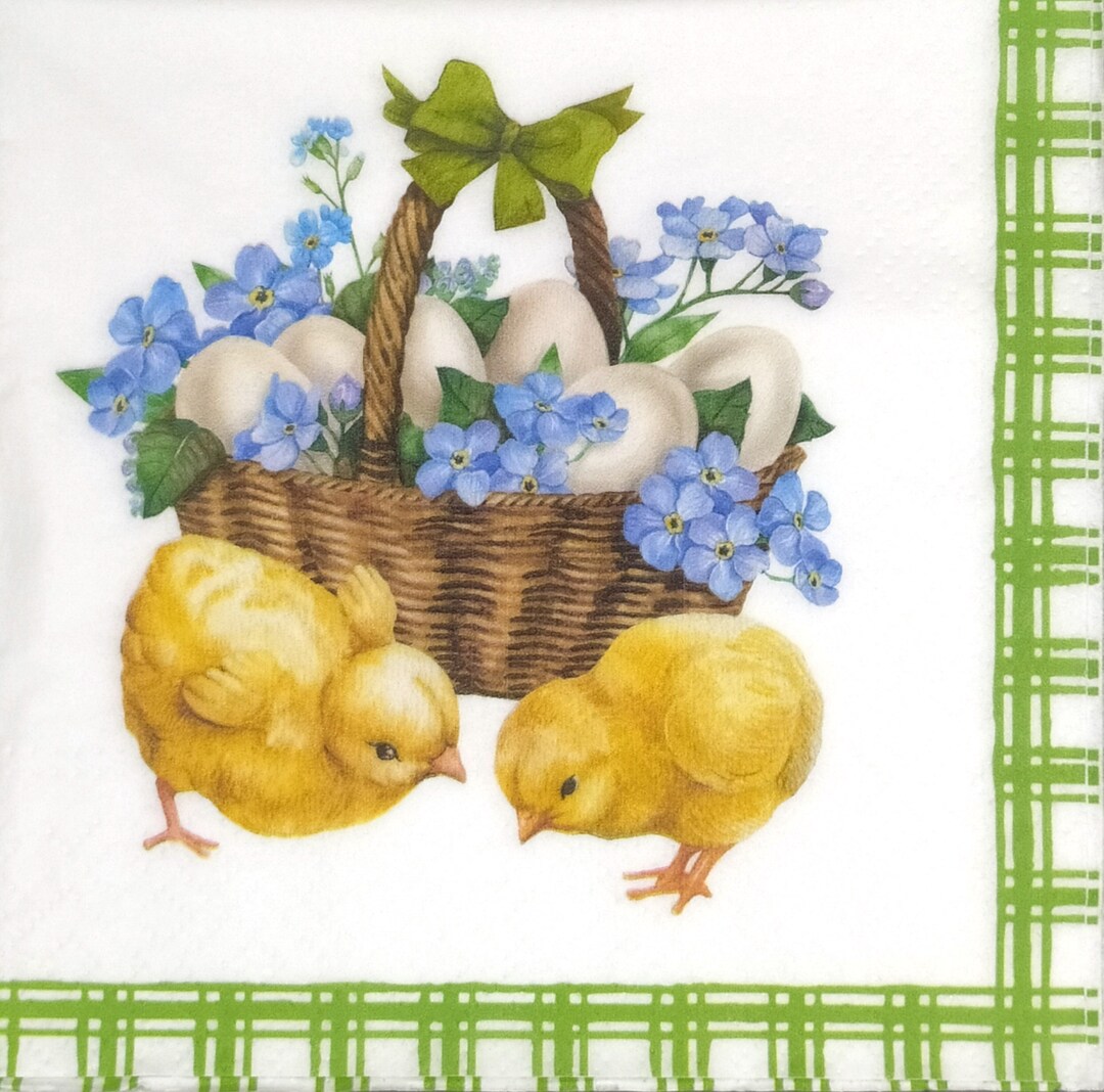 R139 3 Pieces of Single Paper Napkins for Decoupage, Craft Tissue ...