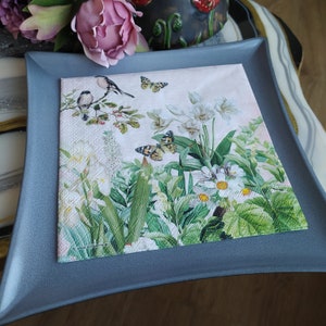 T099# 3 Pieces of Single Paper Napkins for Decoupage, Craft Tissue ...