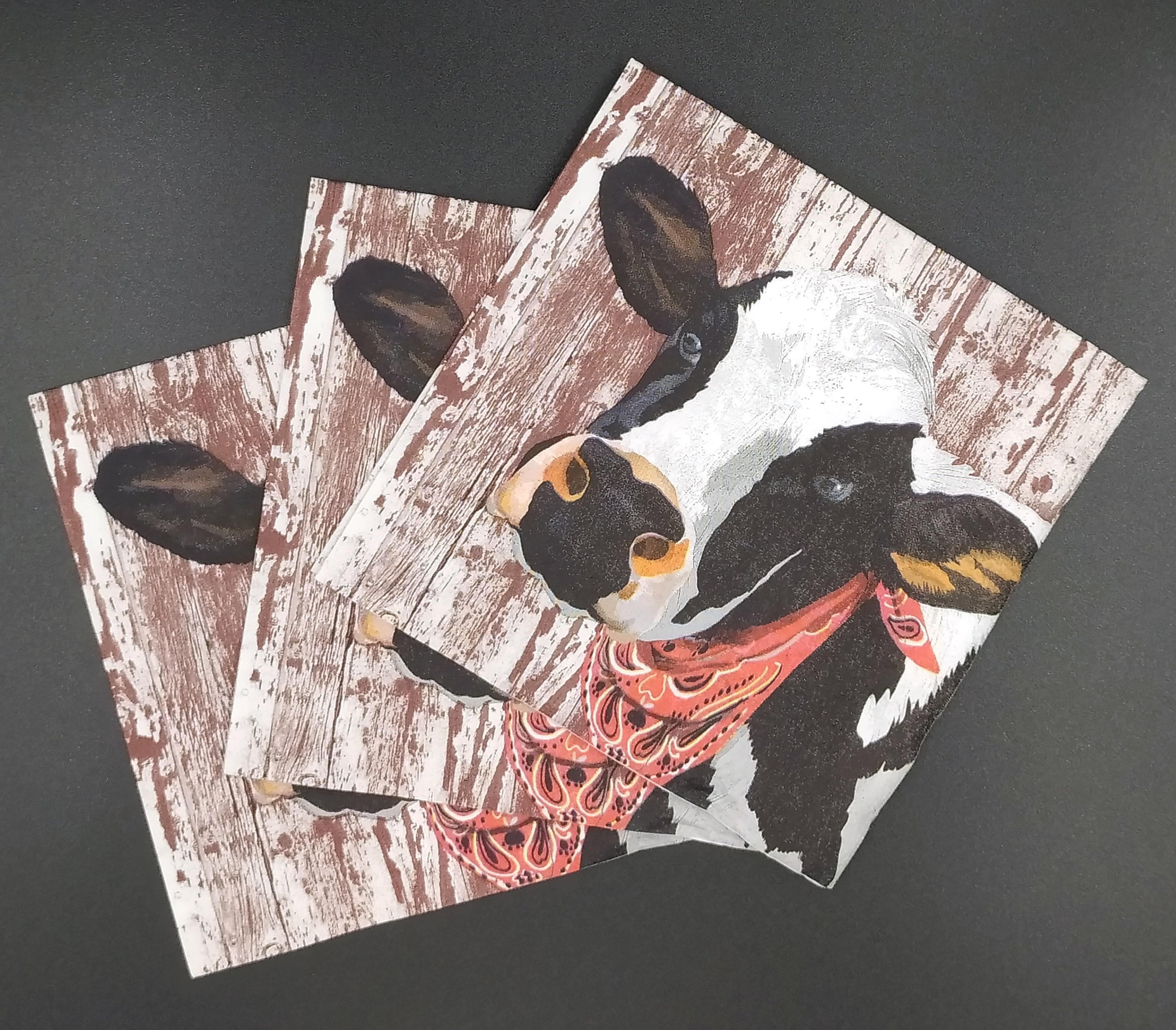 S388# 3 Pieces of SMALL Single Paper Napkins for Decoupage, Craft ...