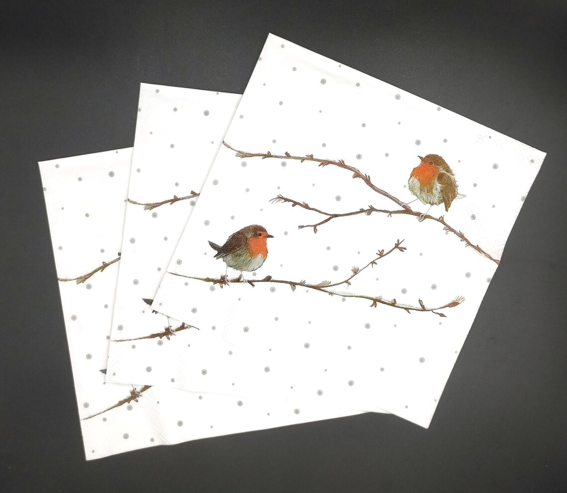 T706# 3 Pieces of Single Paper Napkins for Decoupage, Craft Tissue ...