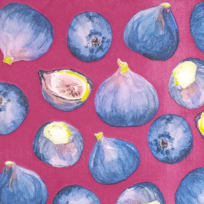 Pink Fig Pattern - Etsy