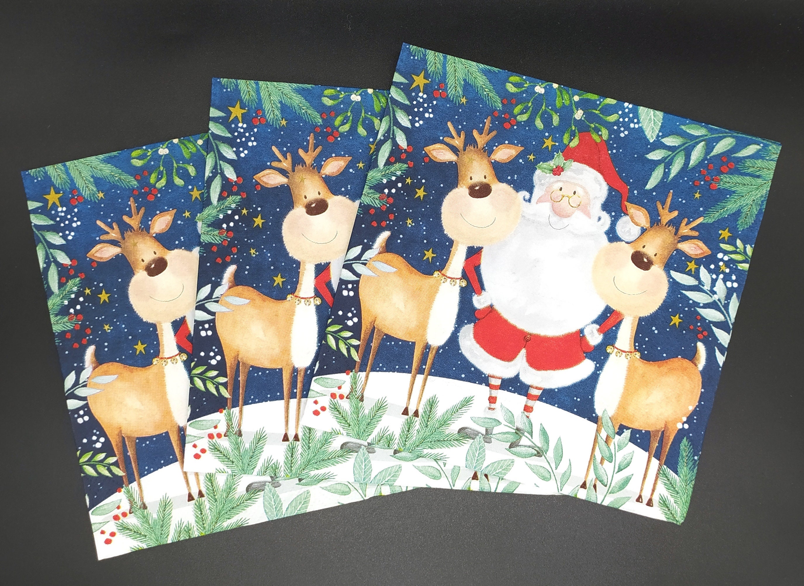 P260# 3 Pieces of Single Paper Napkins for Decoupage, Craft Tissue ...