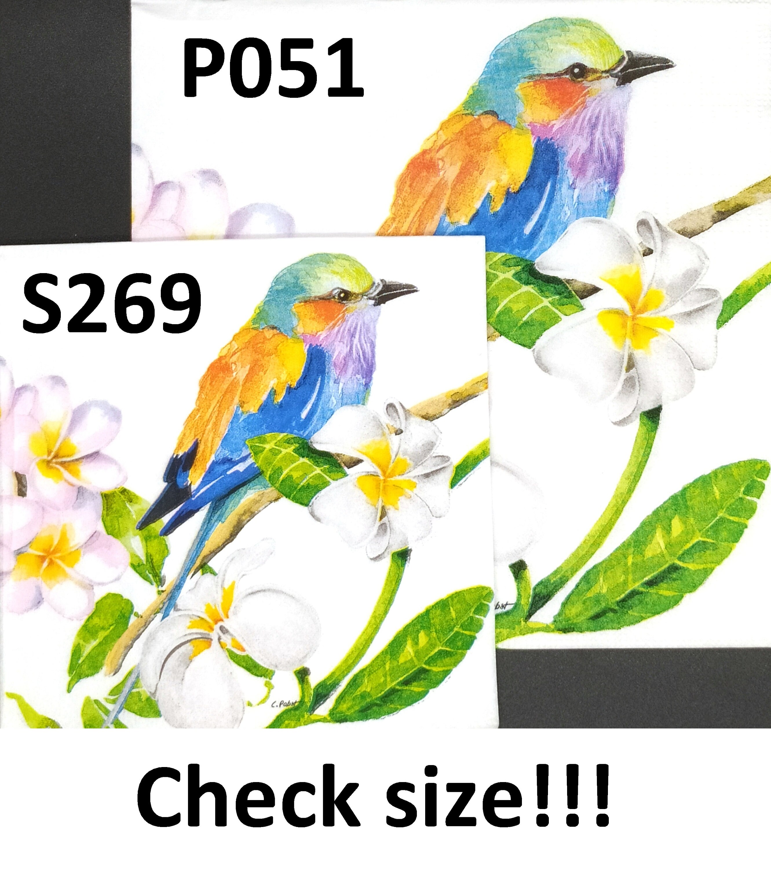 P051 3 Pieces Of Single Paper Napkins for Decoupage Craft | Etsy