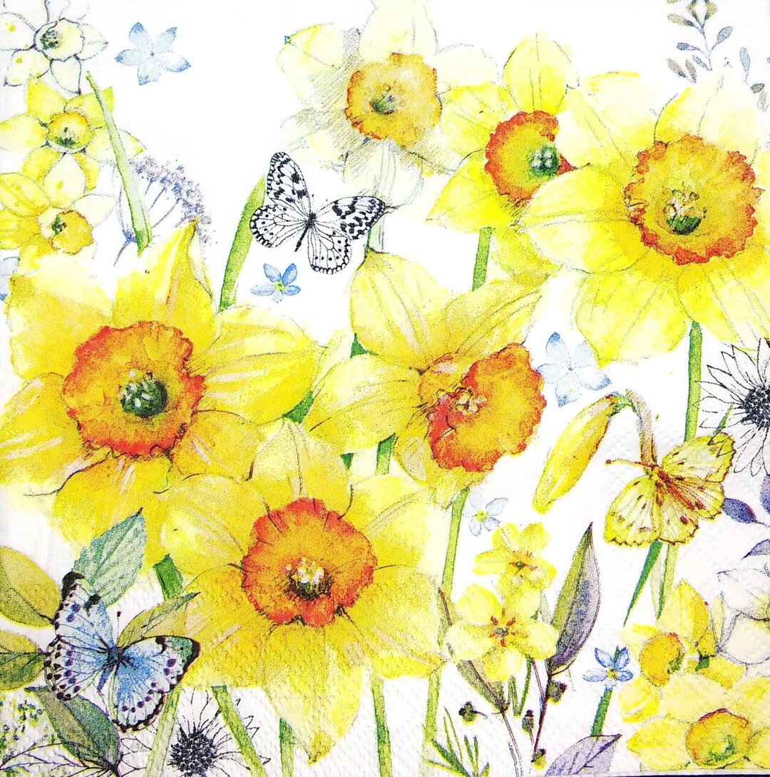 M489# 3 Pieces of Single Paper Napkins for Decoupage, Craft Tissue ...