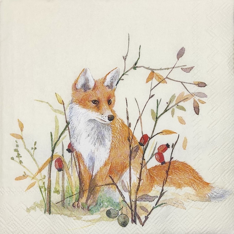 S125# 3 Pieces of SMALL Single Paper Napkins for Decoupage, Craft ...