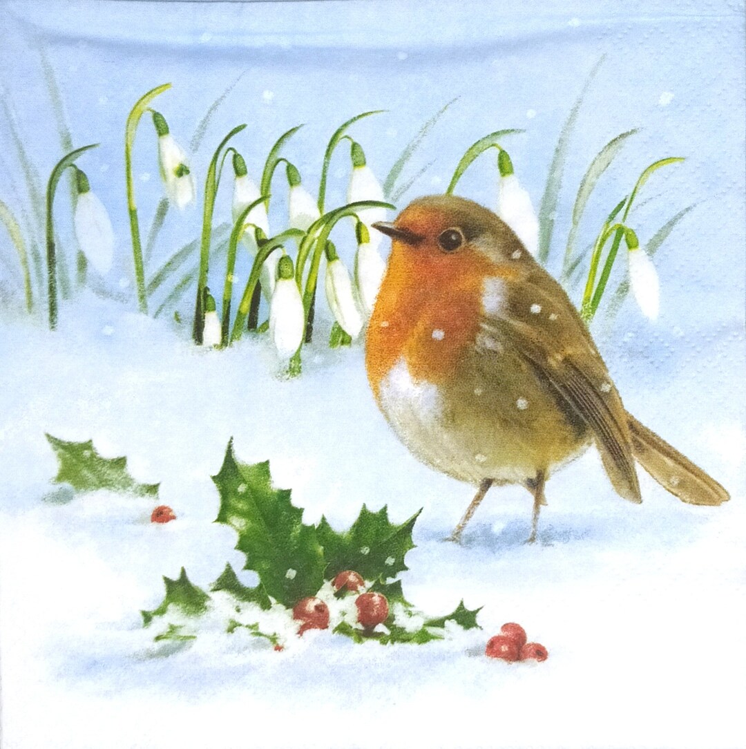 Q339# 3 Pieces of Single Paper Napkins for Decoupage, Craft Tissue ...