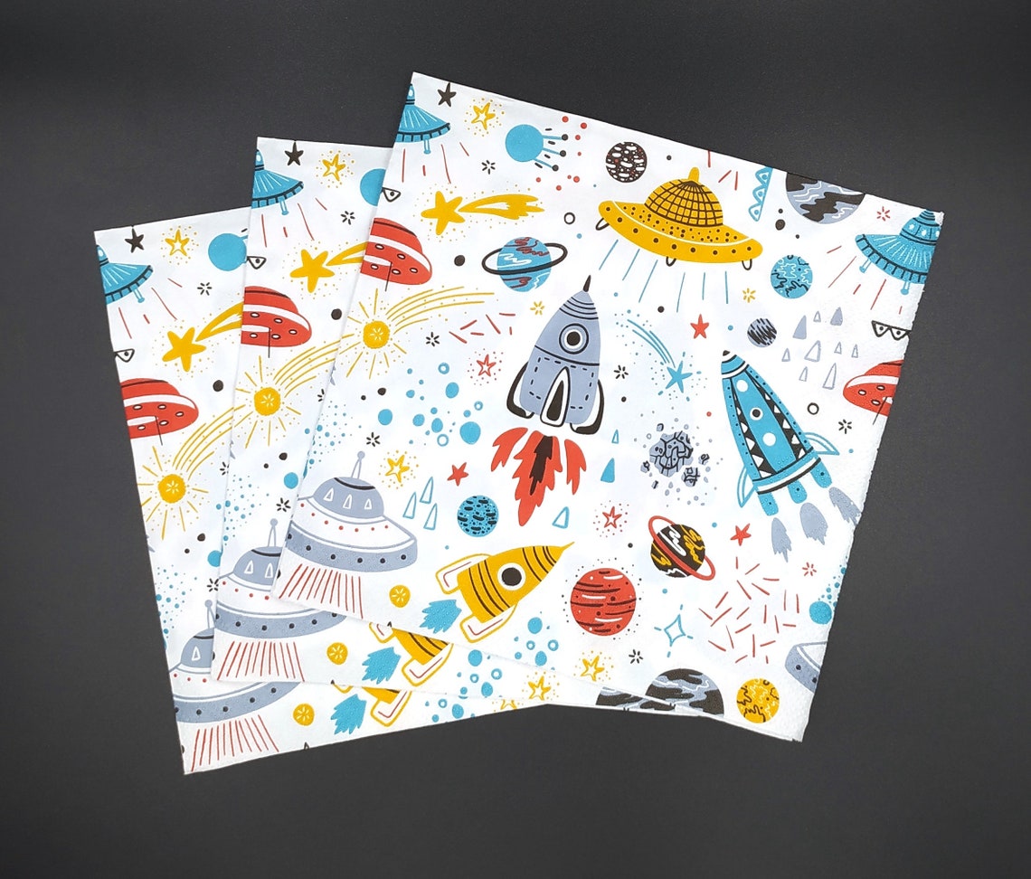Q874# 3 Pieces of Single Paper Napkins for Decoupage, Craft Tissue ...