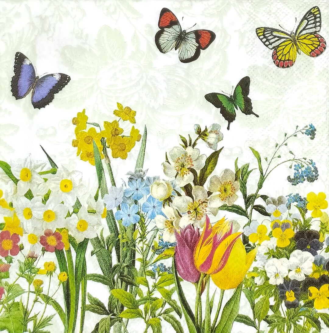 R151 3 Pieces of Single Paper Napkins for Decoupage, Craft Tissue ...