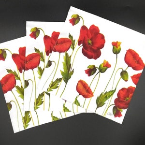 P726# 3 Pieces of Single Paper Napkins for Decoupage, Craft Tissue ...