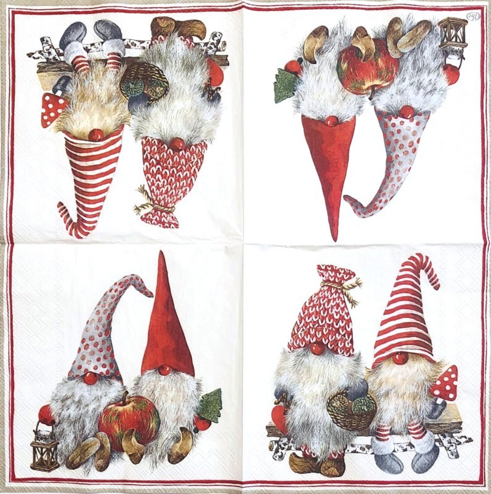 S116# 3 Pieces of SMALL Single Paper Napkins for Decoupage, Craft ...