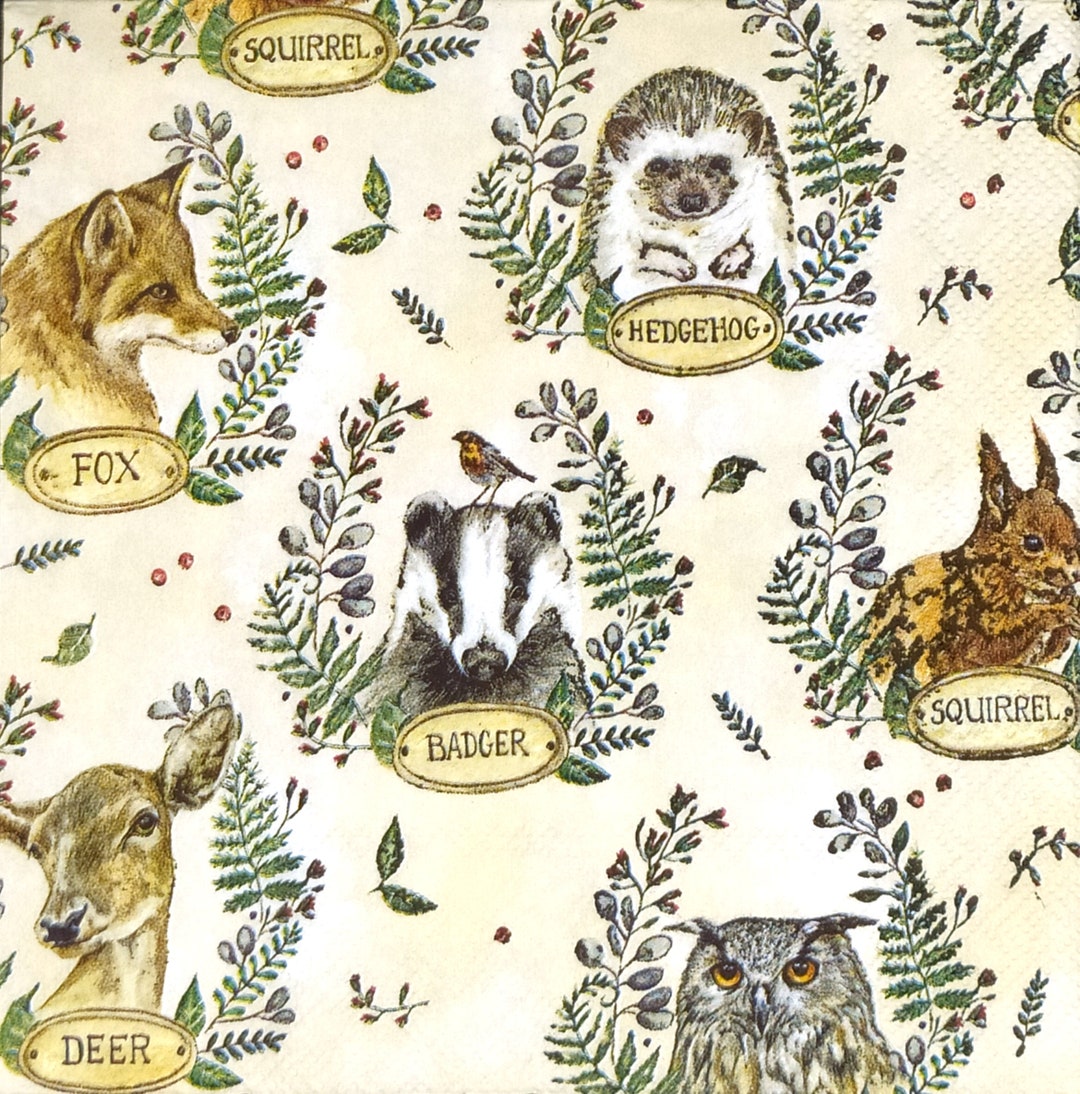 Q559# 3 Pieces of Single Paper Napkins for Decoupage, Craft Tissue ...
