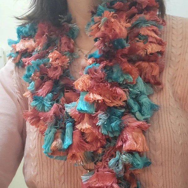 Ruffle Scarf Yarn - Etsy