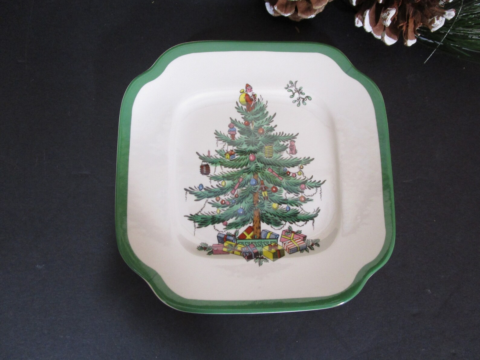 Vintage Spode christmas Tree Dinnerware Your - Etsy