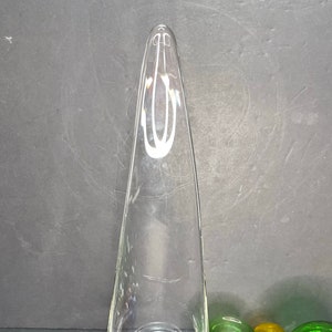 Vintage Mid Century Viking Taper Glow Art Glass / Swung Stretch Glass ...