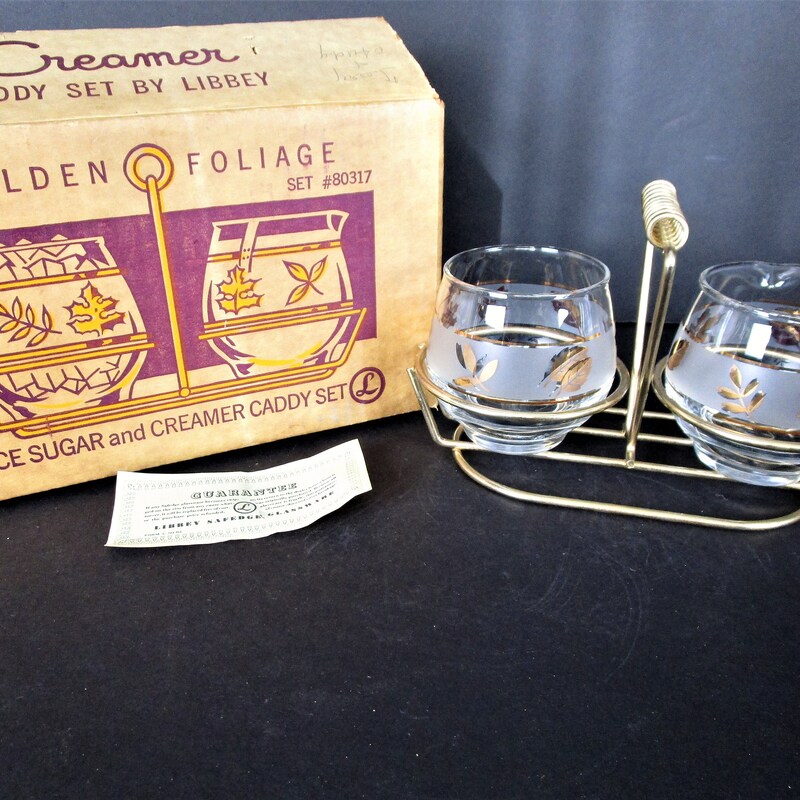 Libbey Gold Leaf - Etsy