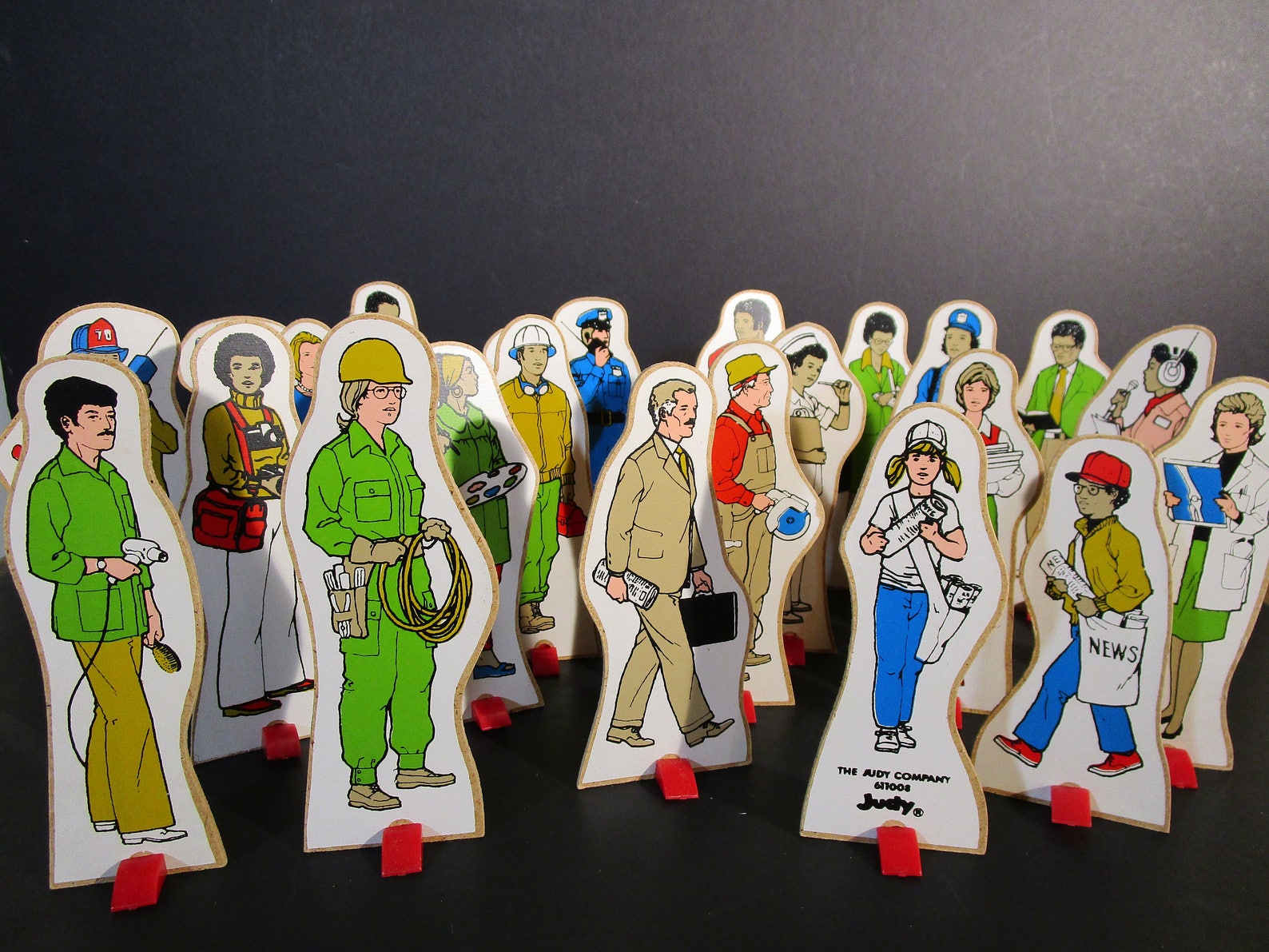 Vintage Community Helpers Career Figures 1970's the - Etsy