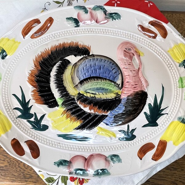 Large Turkey Platter - Etsy