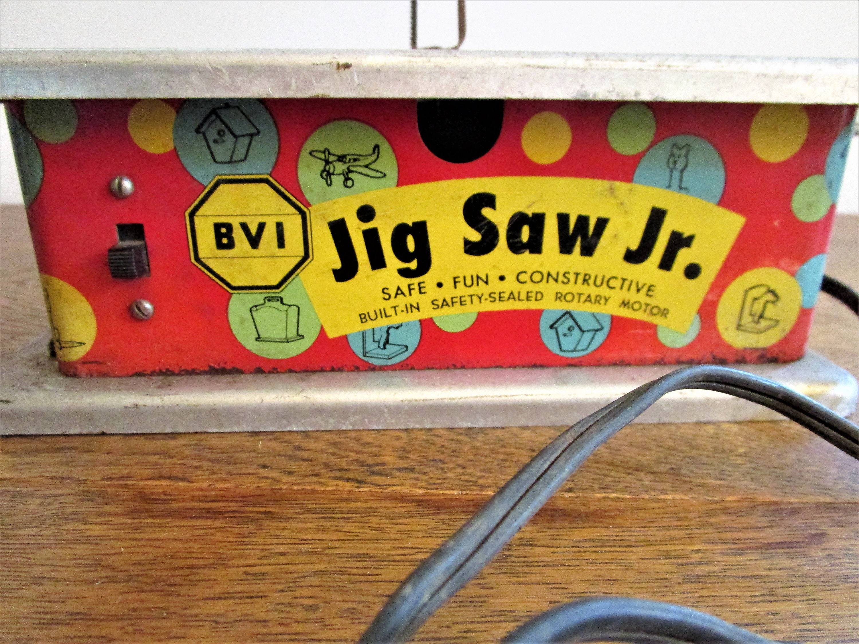 Antique Tin Toy Jig Saw Jig Saw Jr. BVI Burgess - Etsy
