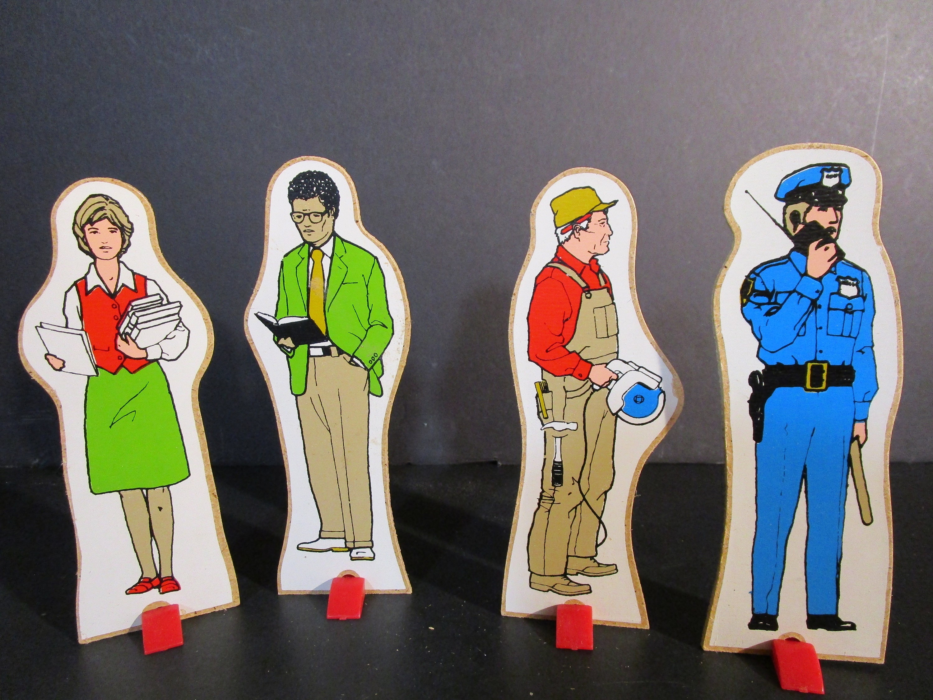 Vintage Community Helpers Career Figures 1970's the - Etsy