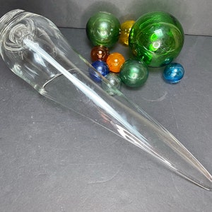 Vintage Mid Century Viking Taper Glow Art Glass / Swung Stretch Glass ...