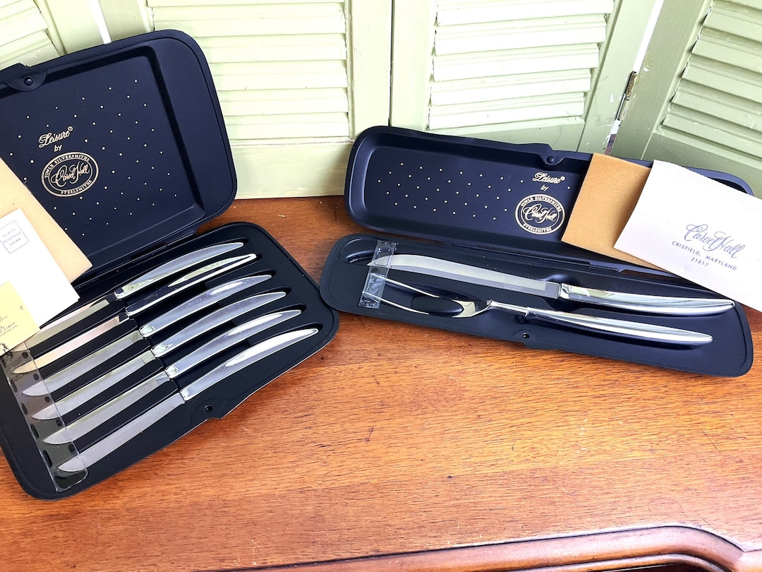 Rare Carvel Hall Cutlery - Leisure Pattern by George Nelson - SS Steak ...