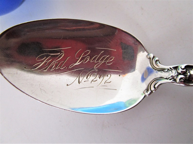 Antique 1910 Masonic Commemorative Sterling Silver Spoon - Frankford ...