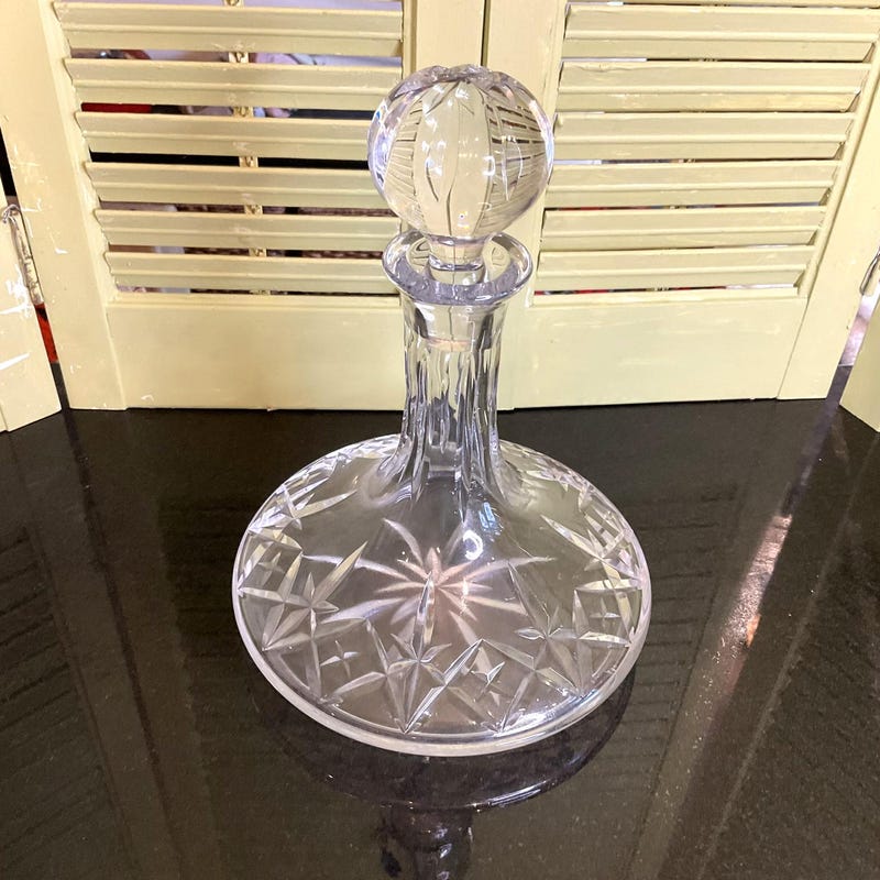 Vintage Wine Decanter - Etsy