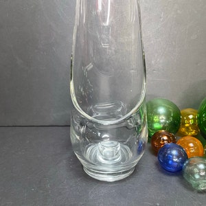 Vintage Mid Century Viking Taper Glow Art Glass / Swung Stretch Glass ...