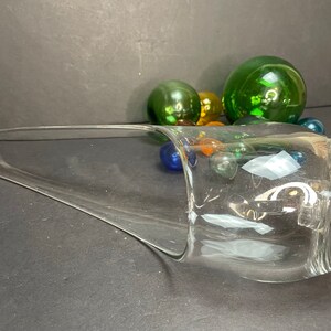 Vintage Mid Century Viking Taper Glow Art Glass / Swung Stretch Glass ...