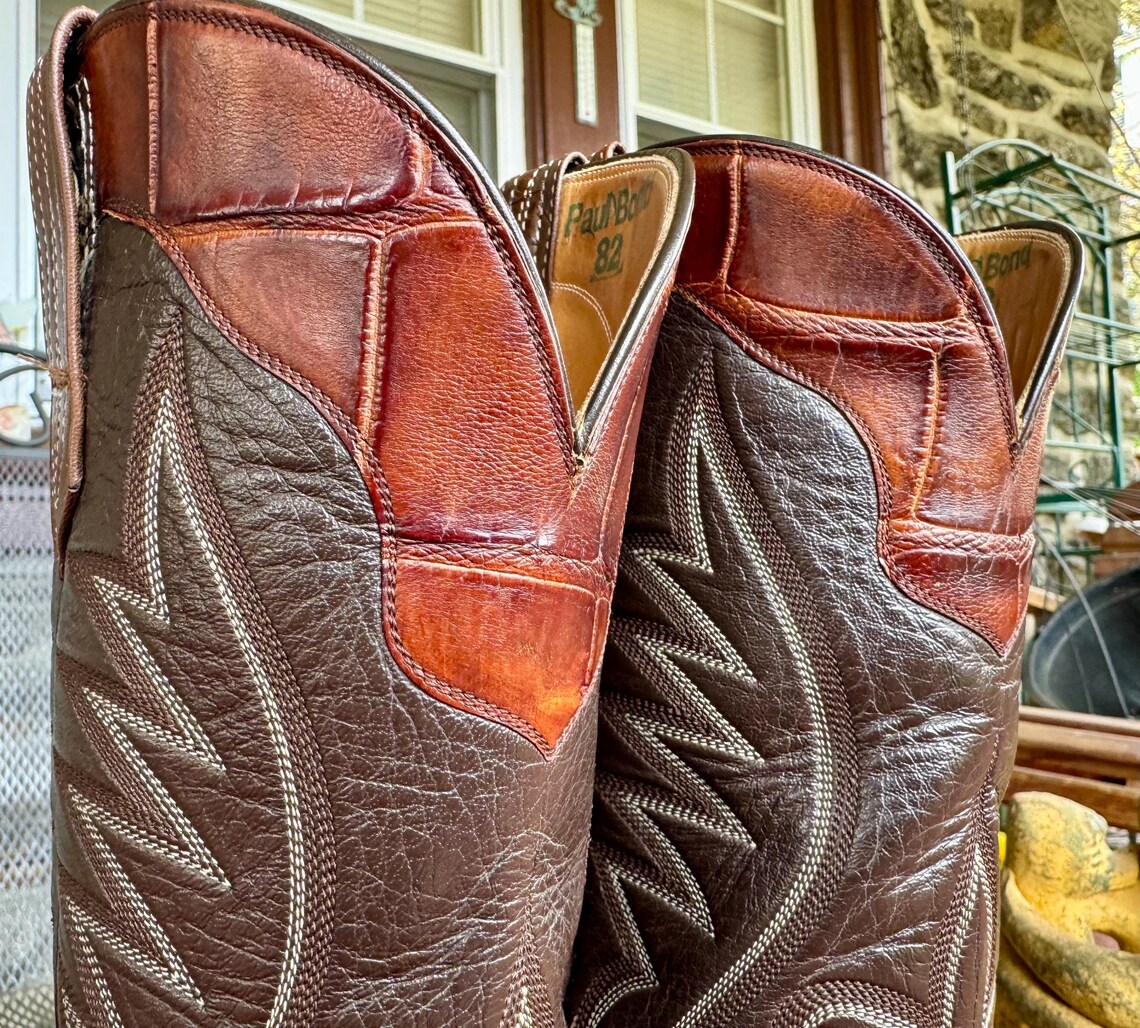 Stunning Paul Bond Genuine American Alligator Belly Cowboy Boots - Etsy