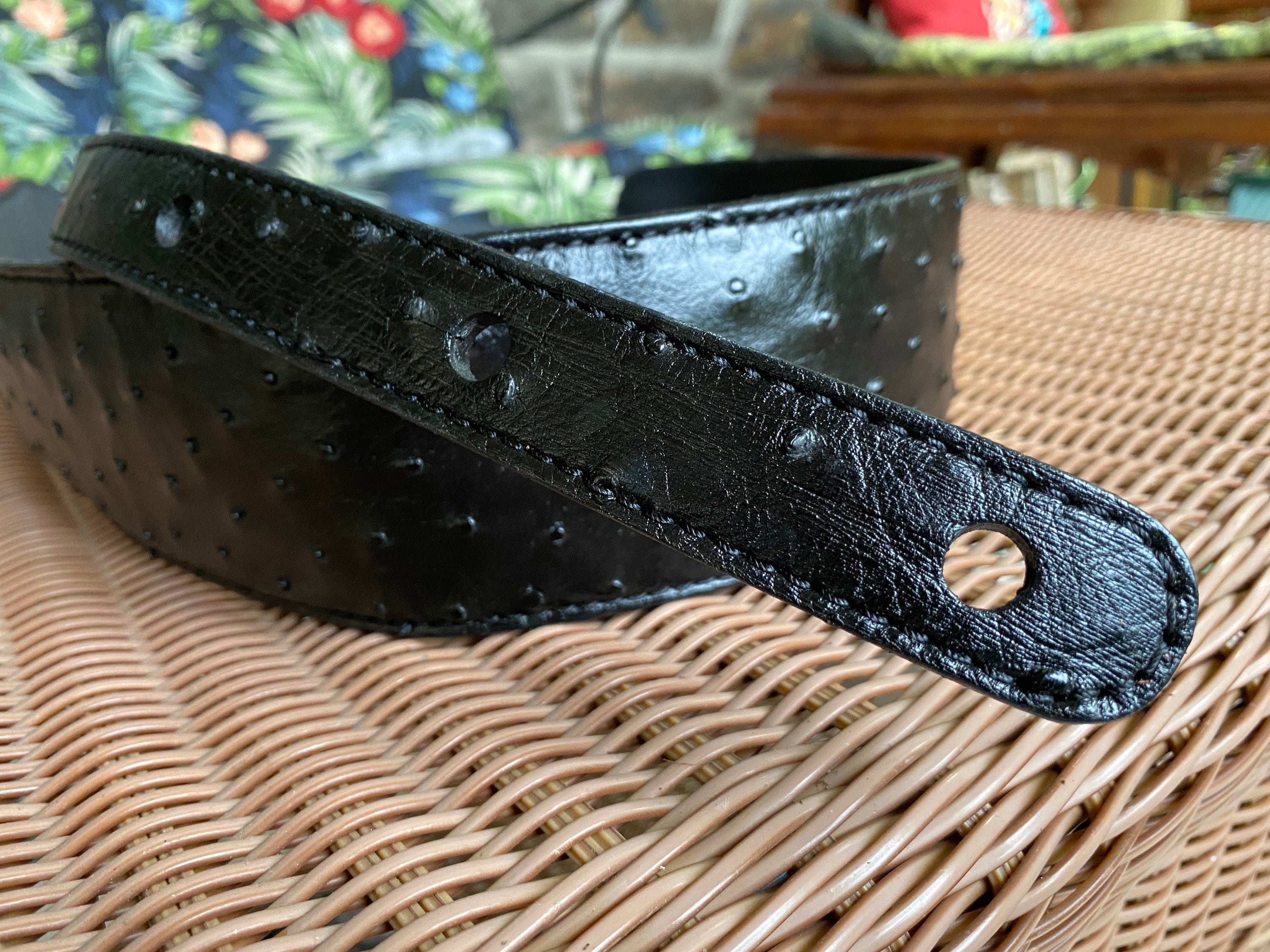Beautiful New Genuine Full Quill Ostrich Guitar Bass Strap | Etsy