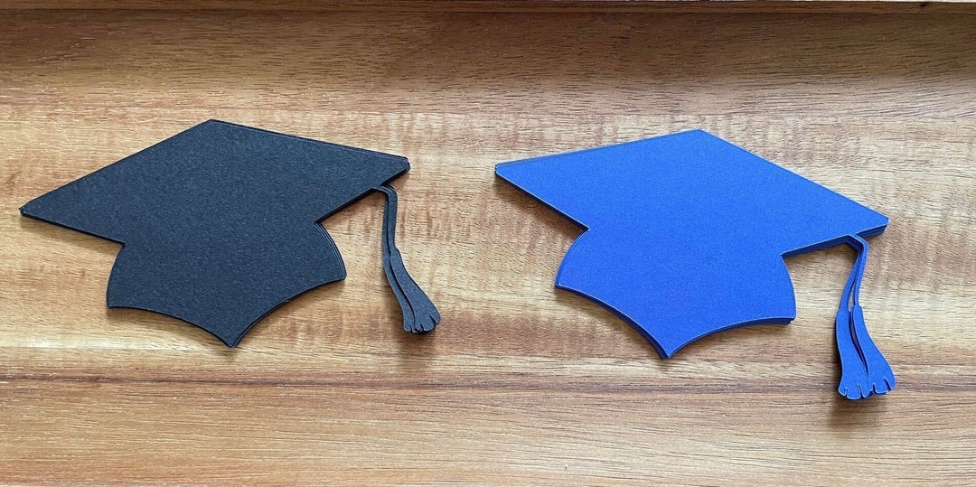 Graduation Caps Set of 20, Graduation Die Cuts, Graduation Cap Cutouts ...