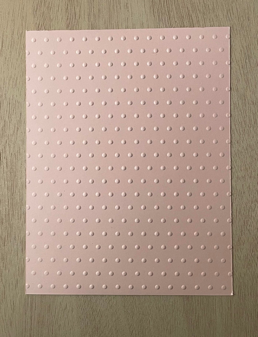 Set of 5 Embossed Tiny Dots Cards, Card Making, Embossed Cards ...