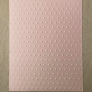 Set of 5 Embossed Tiny Dots Cards, Card Making, Embossed Cards ...